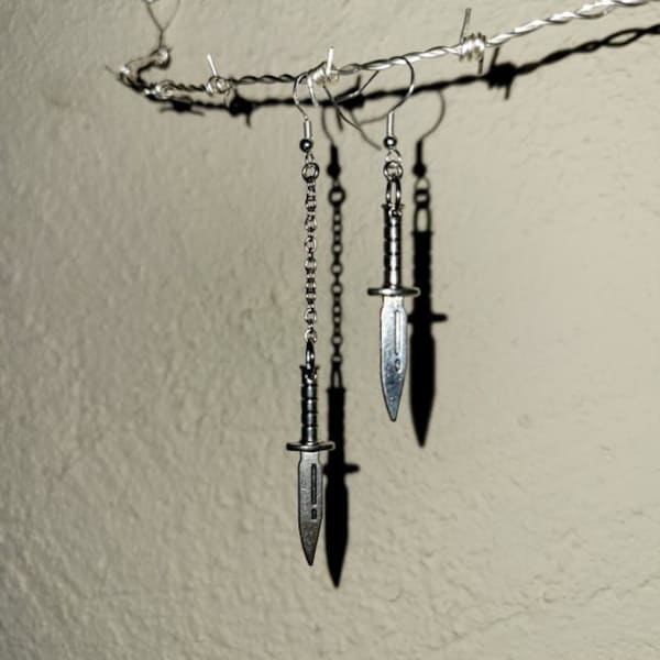 Buy Dagger Earrings - Etsy