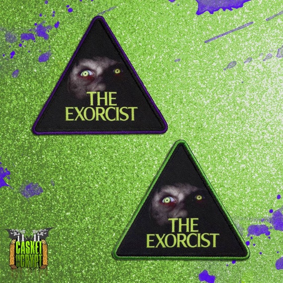 The Exorcist Triangular Horror Patch Printed Movie Classic - Etsy
