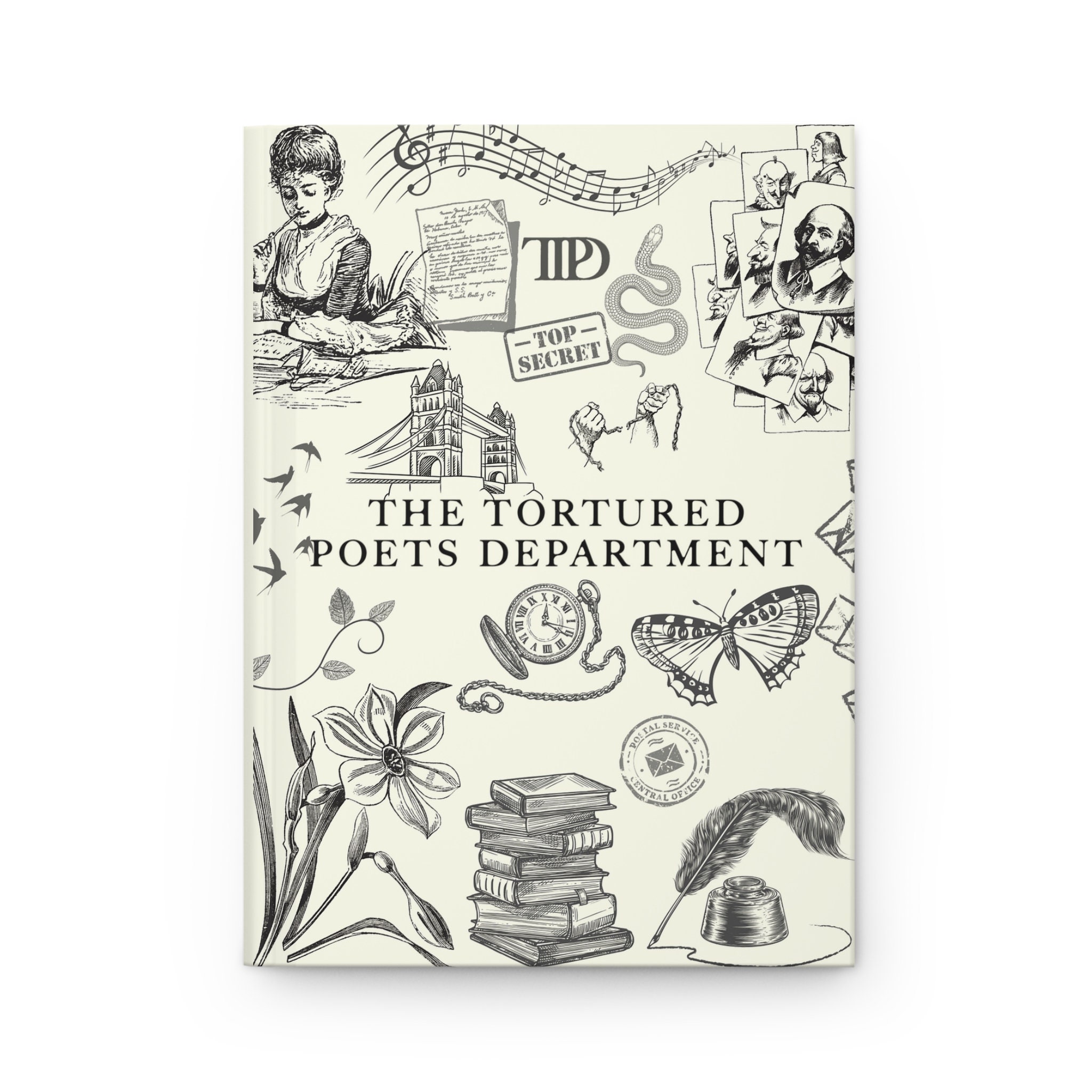 The Tortured Poets Department TTPD Taylor Hardcover Journal, Taylor Fan ...