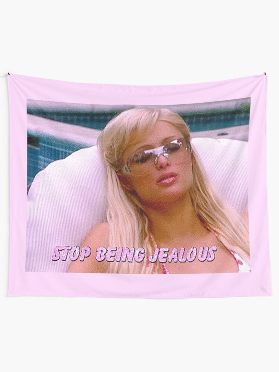 Stop Being Jealous Tapestry Paris Hilton Meme Tapestry Paris - Etsy Stop Being Jealous Tapestry Paris Hilton Meme Tapestry Paris - Etsy