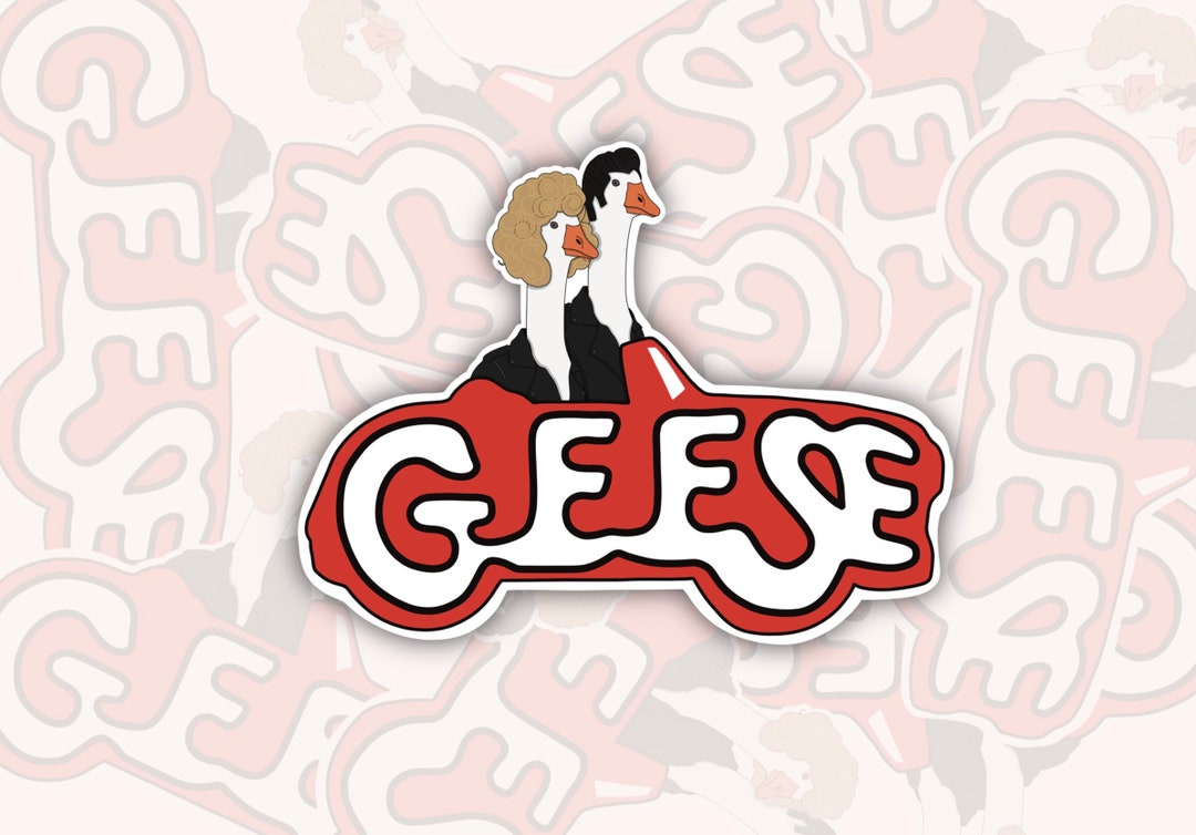 Geese, Goose Sticker - Etsy