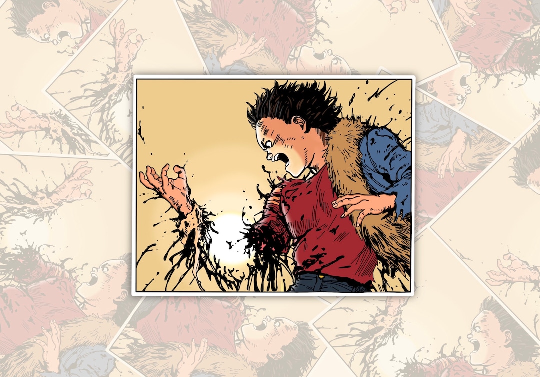 Akira, Tetsuo, Manga, Comic Sticker - Etsy 日本