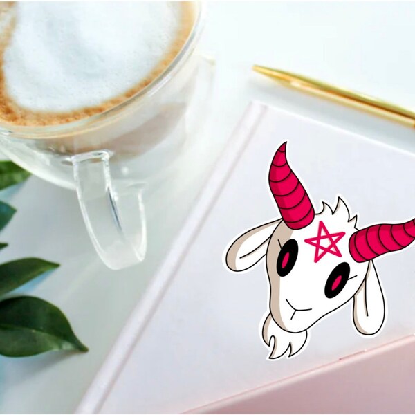 Goat Head Sticker - Etsy