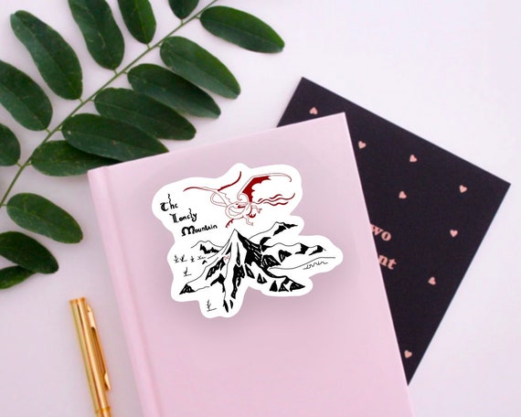 Lonely Mountain Map Sticker - Etsy