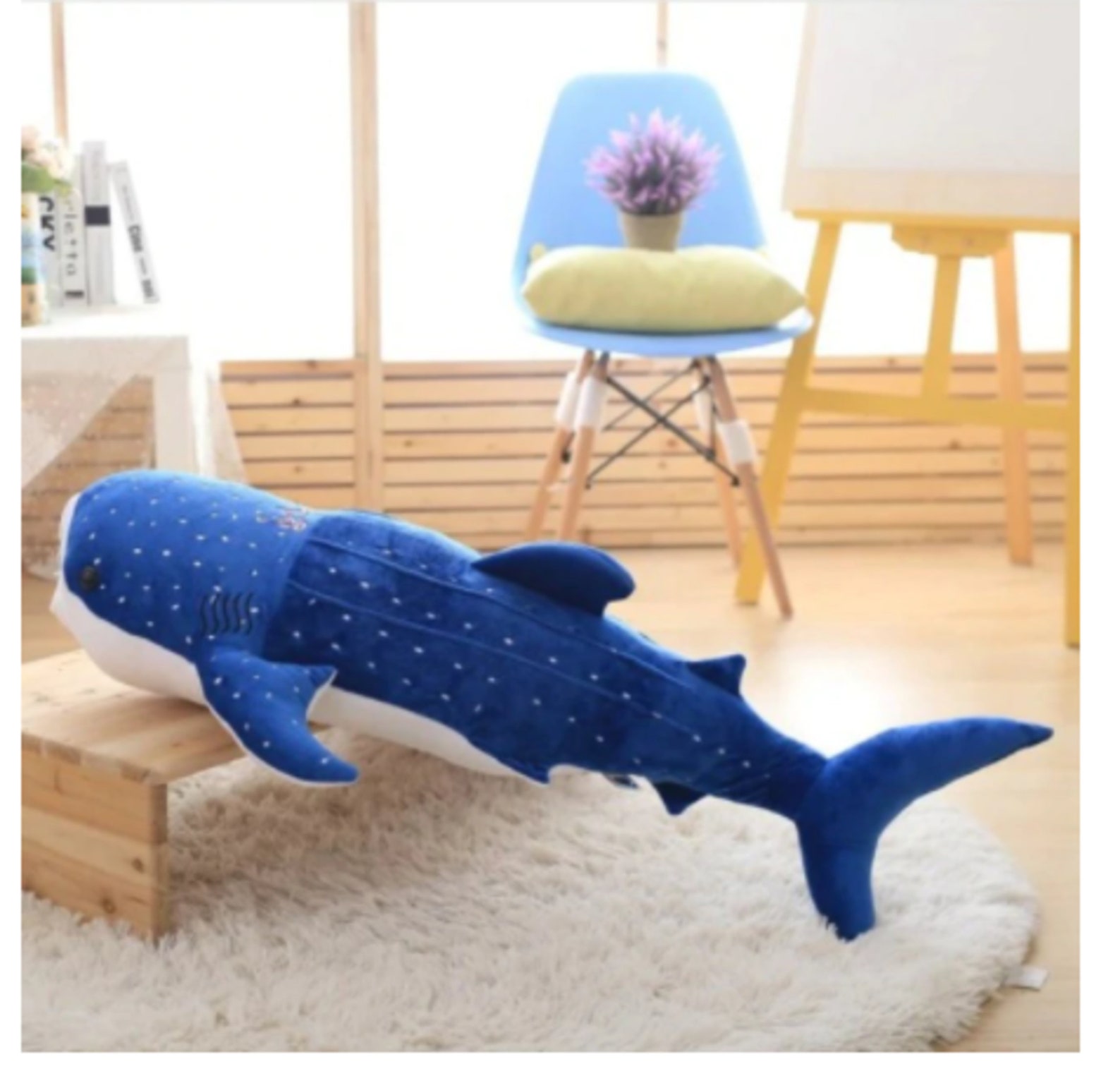 50-150cm New Style Blue Shark Plush Toys Big Fish Cloth doll | Etsy