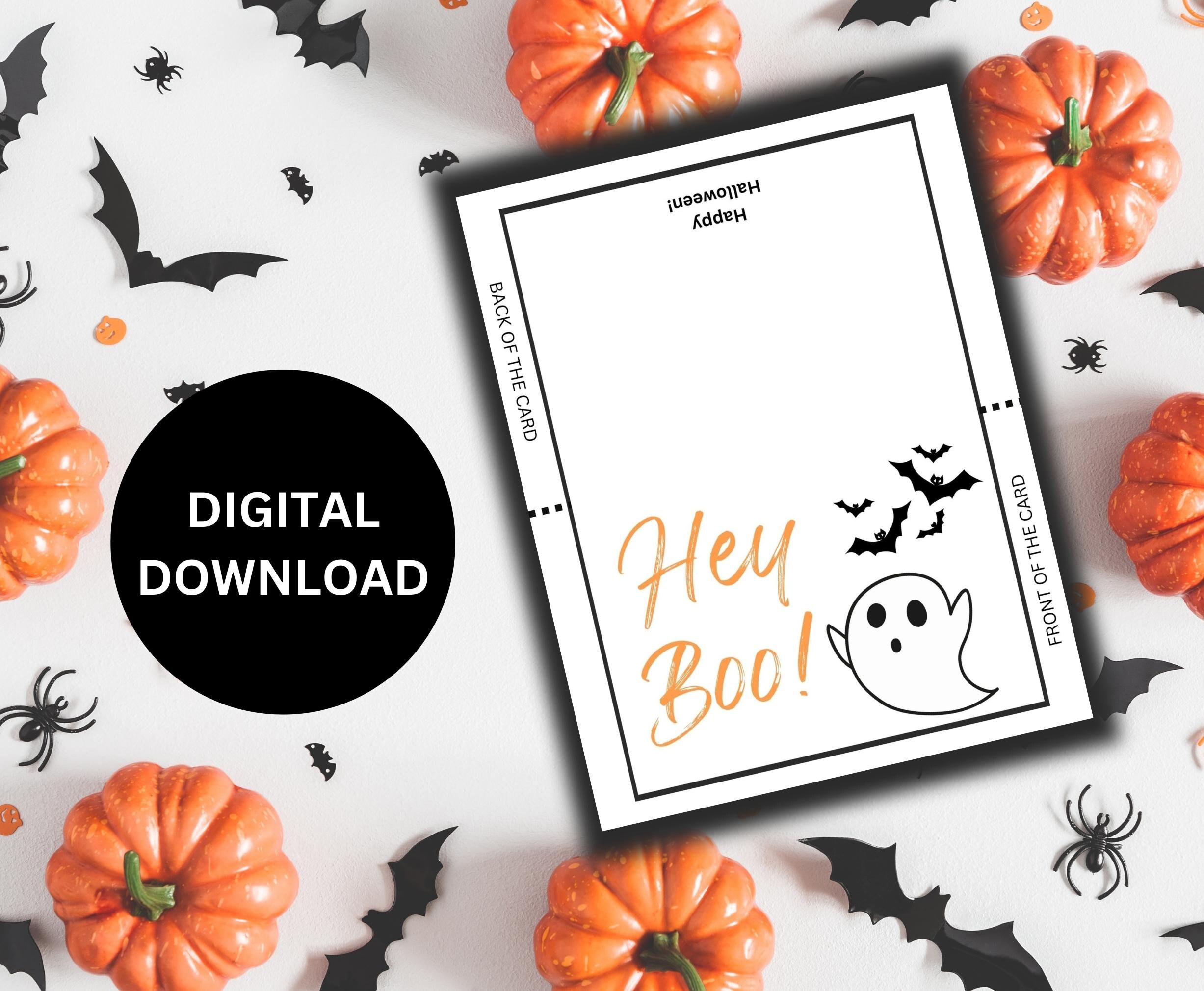 Printable Halloween Greeting Cards, Greeting Cards, Halloween Download ...