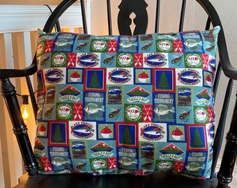Fishing Pillow | Etsy
