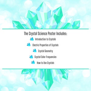 Science of Crystals Poster | Crystal Science Reference, Guide to ...