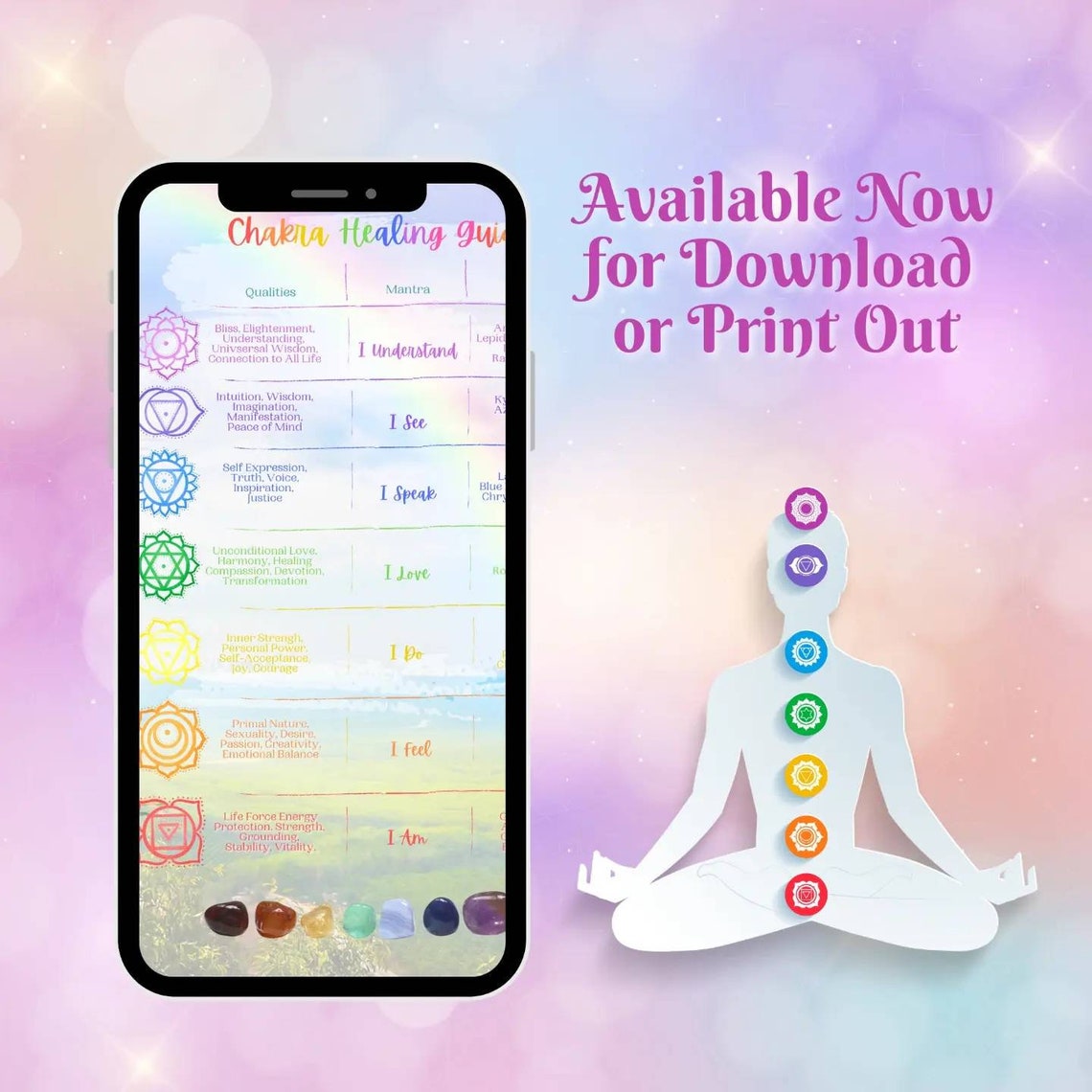 Chakra Healing Guide | Chakra Balance Reference Sheet, Guide to Chakras ...