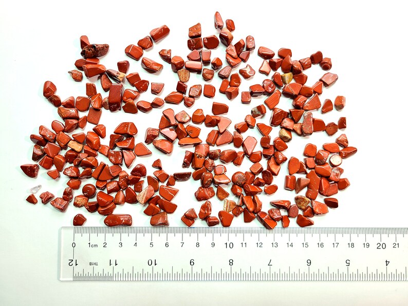 Red Jasper Crystal Chips 5-12mm | Natural Red Jasper Chips, Bulk Red ...