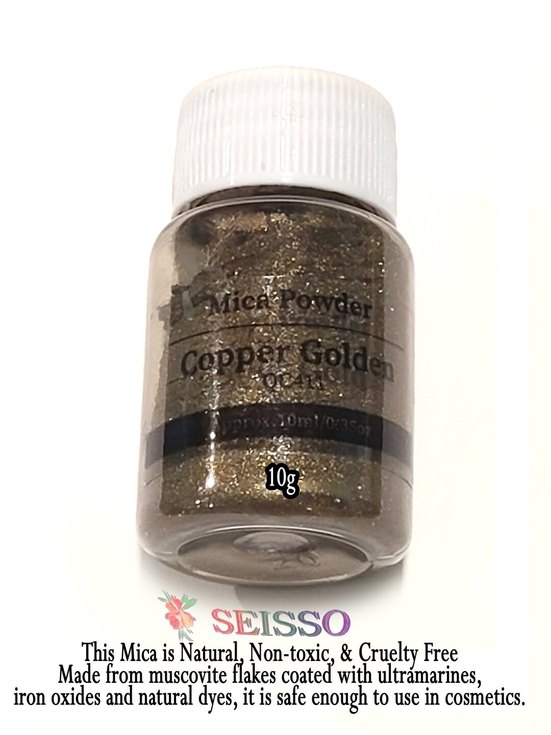 Copper Golden Natural Mica Powder Pigment | Copper Golden Mineral ...