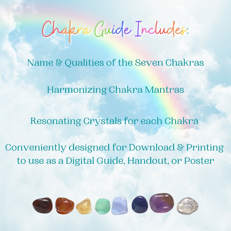 Chakra Healing Guide | Chakra Balance Reference Sheet, Guide to Chakras ...