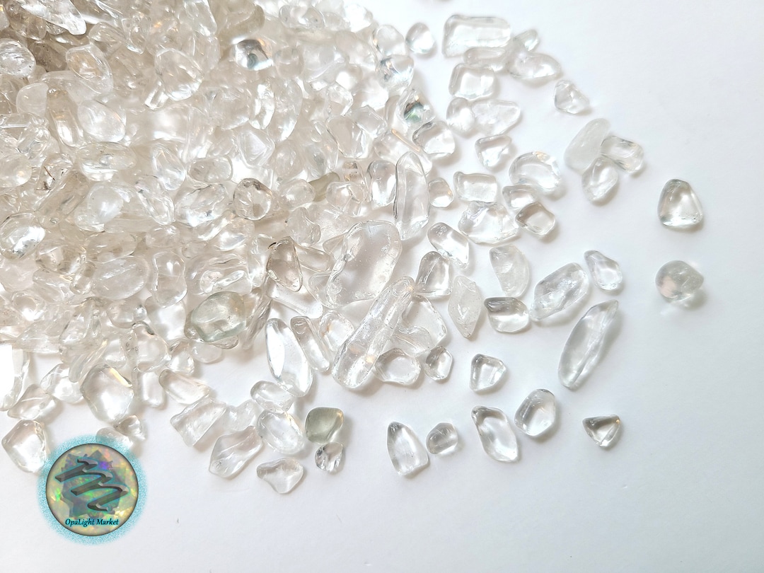 Quartz Crystal Chips 4-8mm | Bulk Natural Quartz Chips, Quartz Gemstone ...
