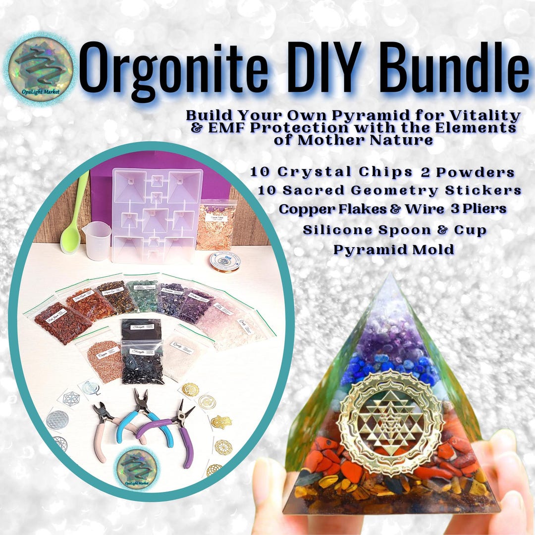 Orgonite Making Kit | DIY Orgone Supplies, Orgone Making, Orgonite DIY ...