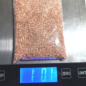 99.9% Pure Copper Shavings | Bulk 1 LB Copper Chop, Copper Shreds ...
