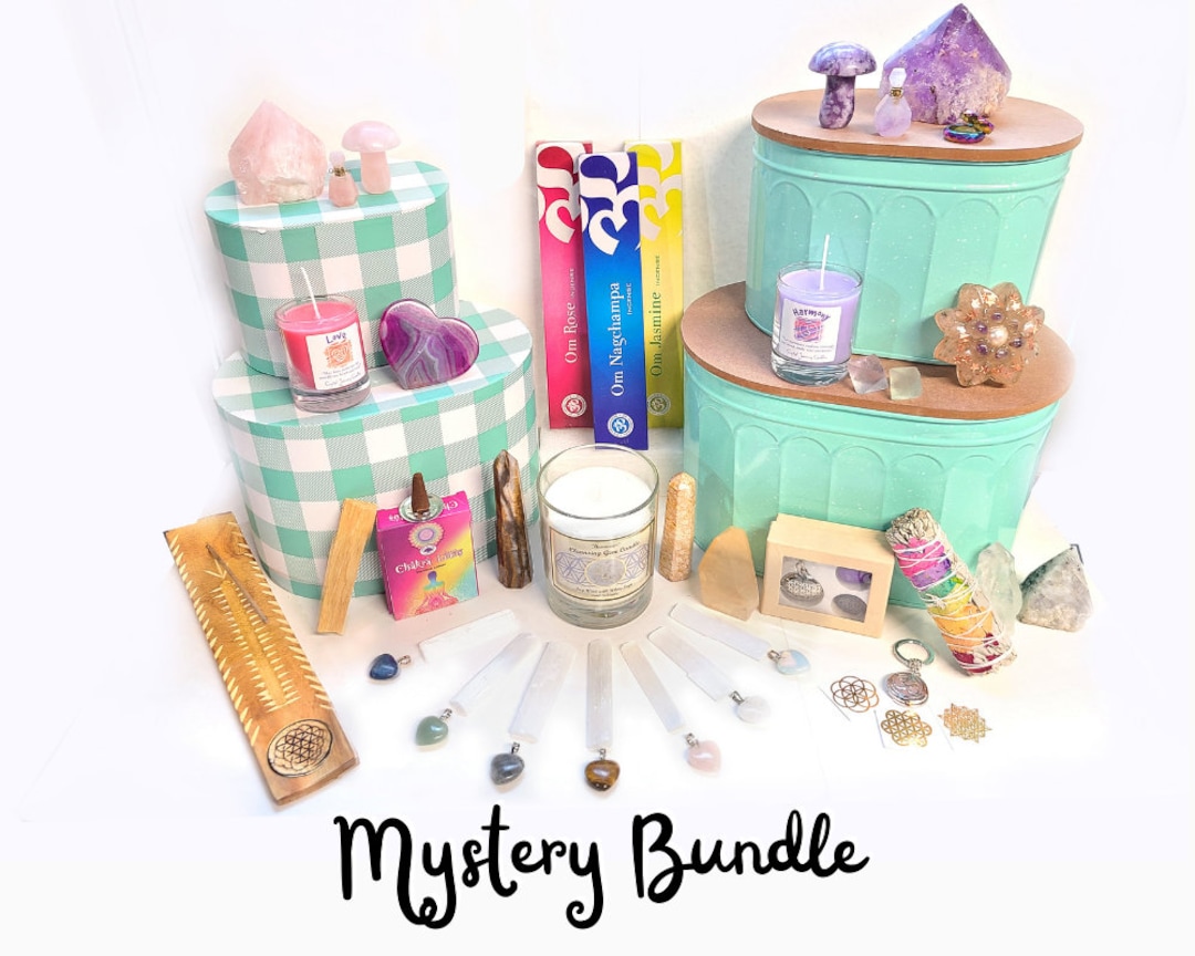 Mystery Gift Bundle | Crystal Mystery Box, Mystery Box Gift Bundle ...