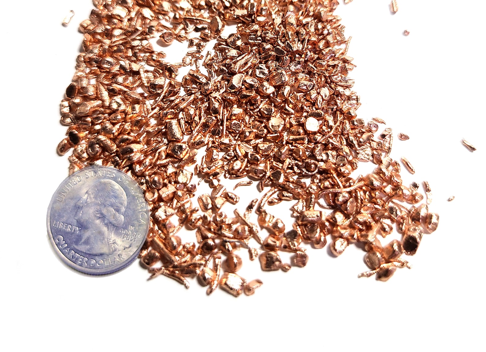 99.9% Pure Copper Shavings | Copper Chop, Copper Flakes, Copper Shreds ...