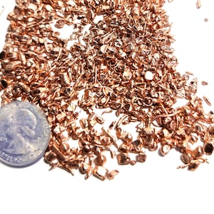 99.9% Pure Copper Shavings | Copper Chop, Copper Flakes, Copper Shreds ...