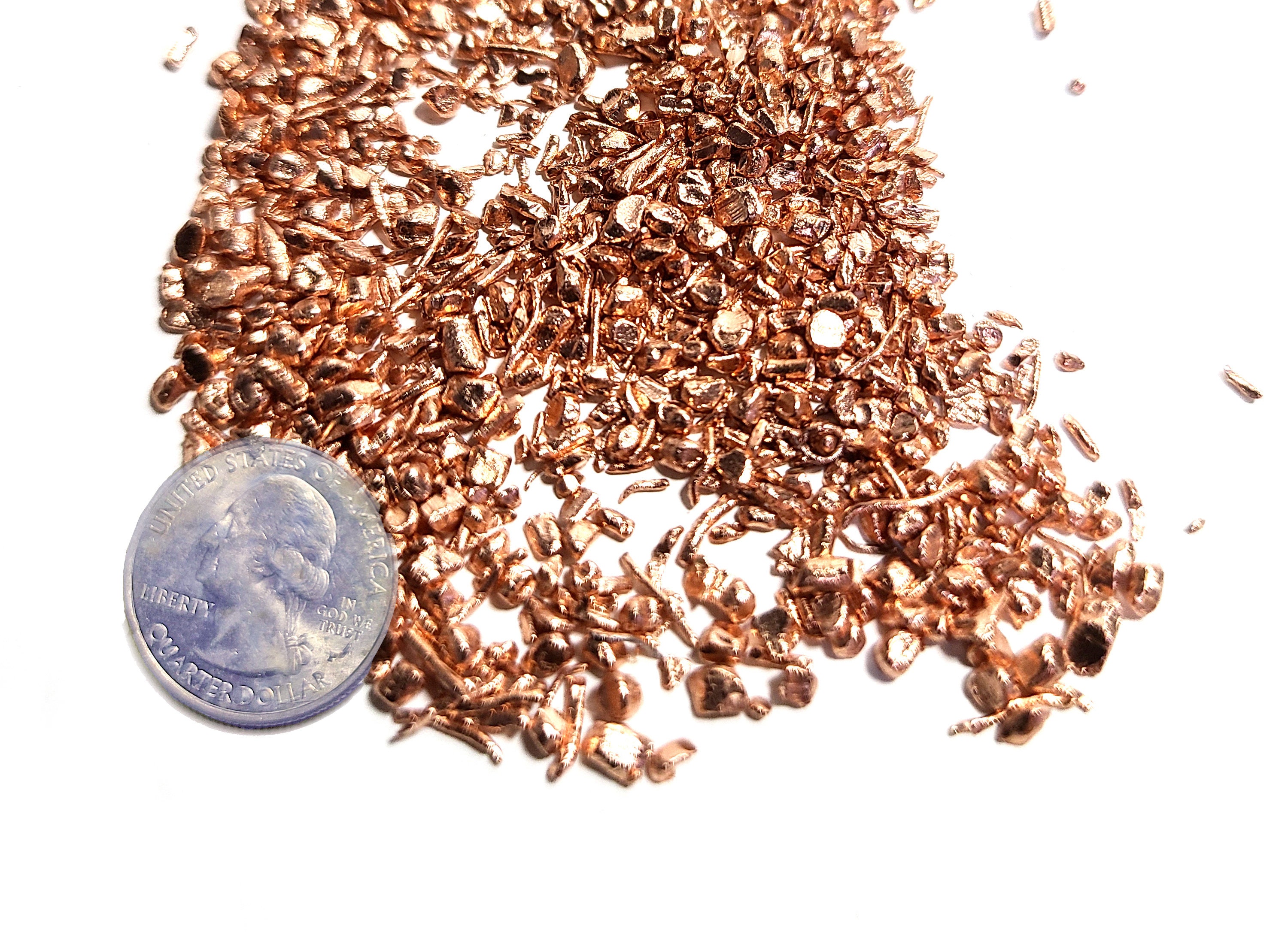 99.9% Pure Copper Shavings | Copper Chop, Copper Flakes, Copper Shreds ...