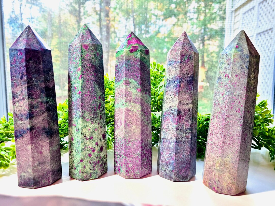 Ruby Kyanite Altar Crystal | 7in 2lb Avg Ruby Kyanite Crystal, Ruby ...