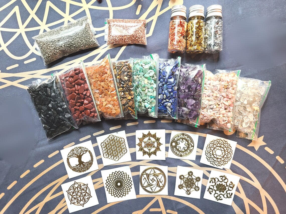 Orgonite Making Kit DIY Orgone Supplies Orgone Making | Etsy