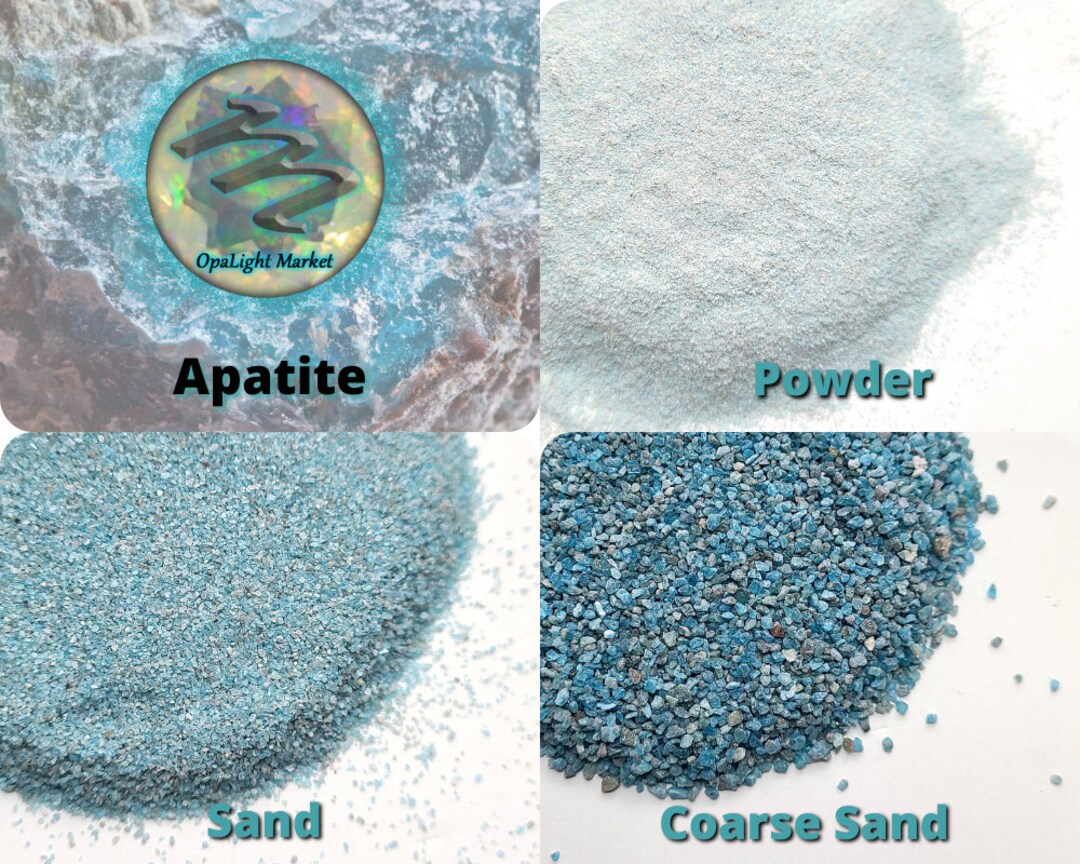 Apatite Crystal Sand | Crushed Gemstone Sand, Crushed Apatite, Apatite ...