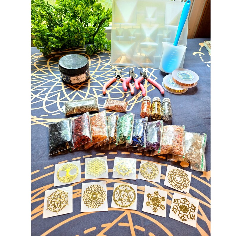 Orgonite Making Kit DIY Orgone Supplies Orgone Making | Etsy