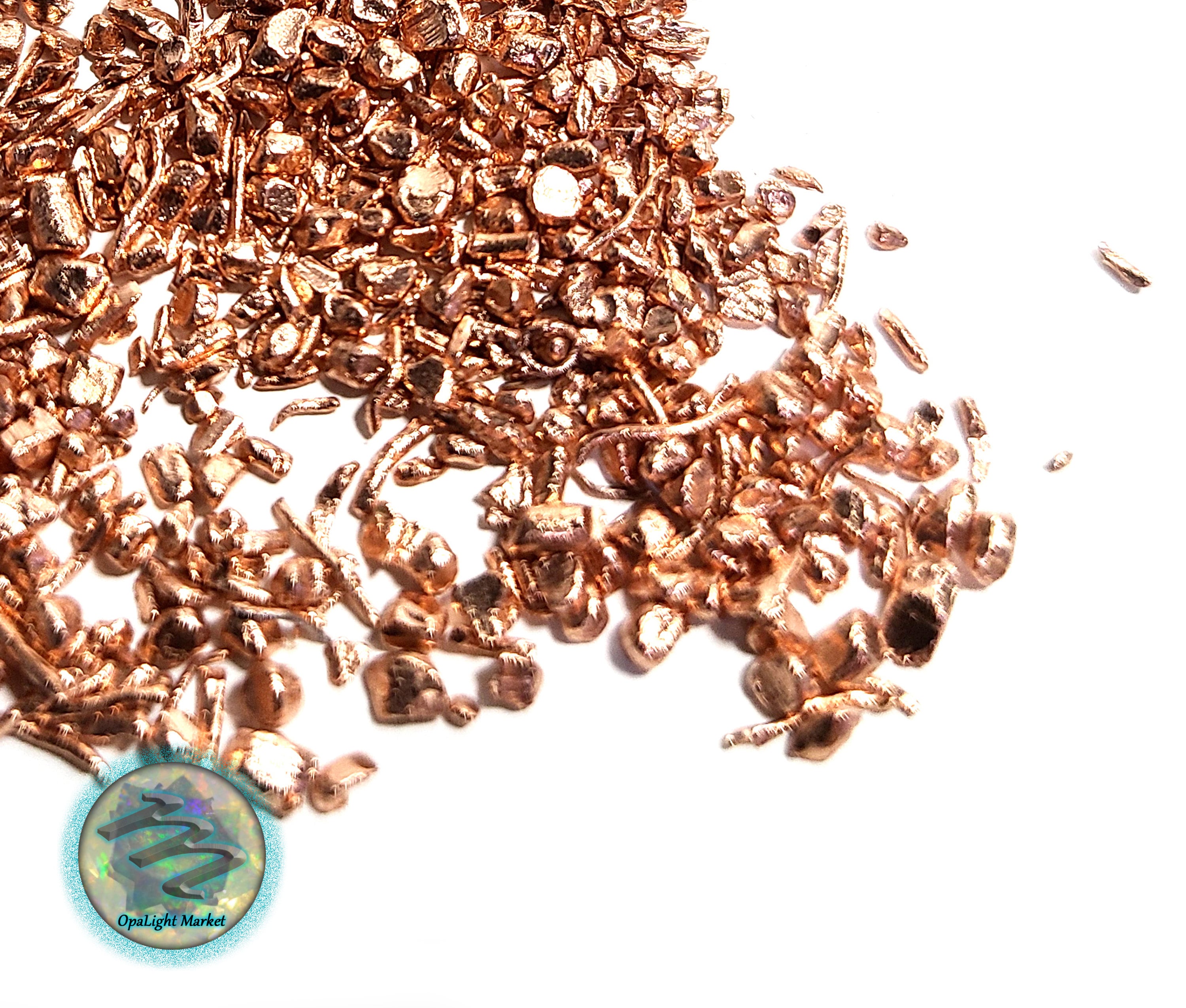 99.9% Pure Copper Shavings | Copper Chop, Copper Flakes, Copper Shreds ...