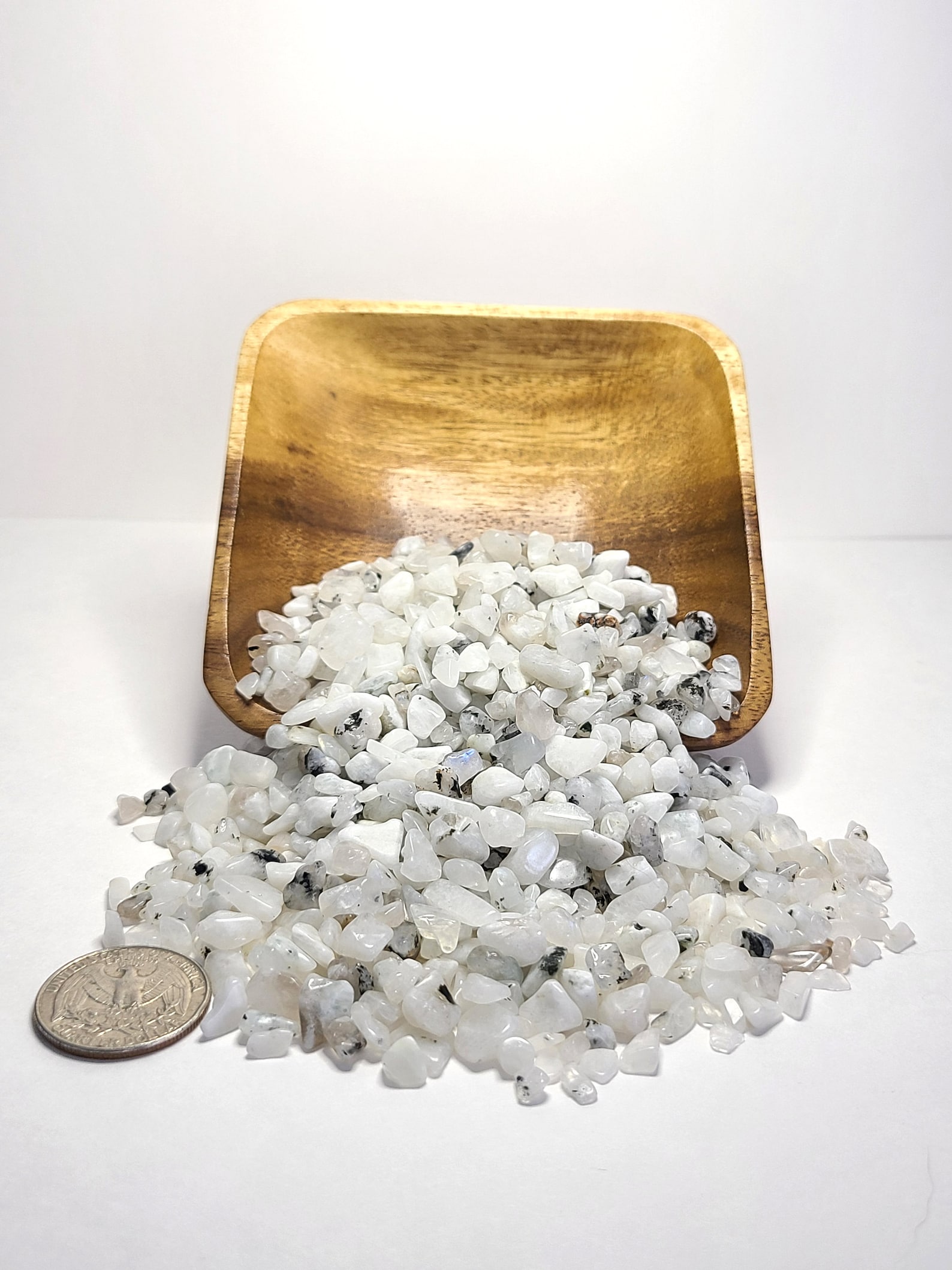 Rainbow Moonstone Chips 4-7mm All Natural Bulk Moonstone - Etsy