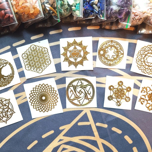 Sacred Geometry Sticker - Etsy