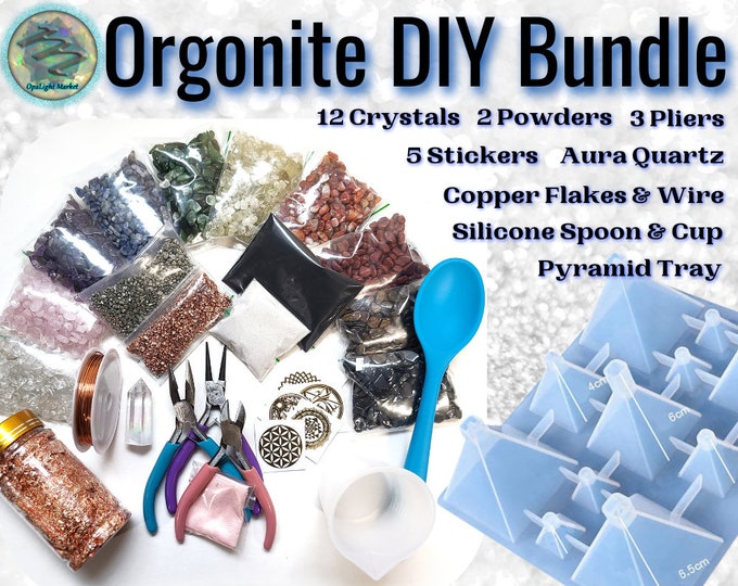 Orgonite Making Kit DIY Orgone Supplies, Orgone Making, Orgonite DIY ...