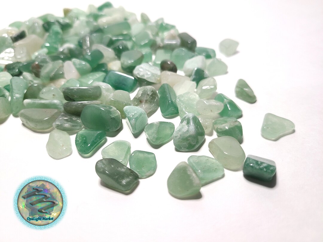 Green Aventurine Crystal Chips 8-14mm | Polished Aventurine Gemstones ...