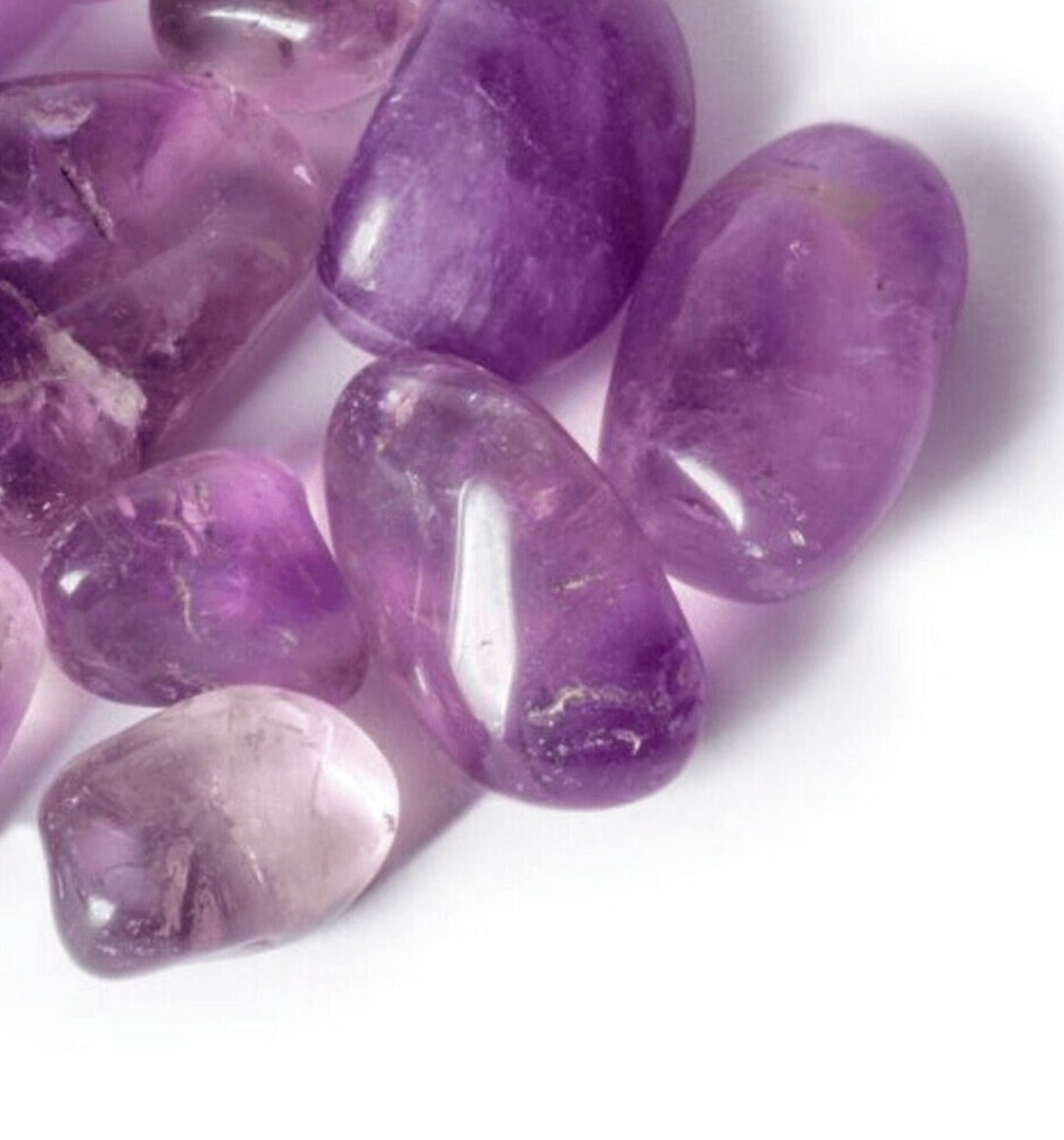 Amethyst Tumbled Stones 20-30mm | Natural Amethyst Stone, Pocket Stone ...