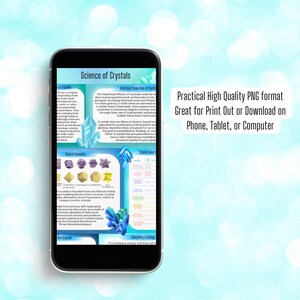 Science of Crystals Poster | Crystal Science Reference, Guide to ...