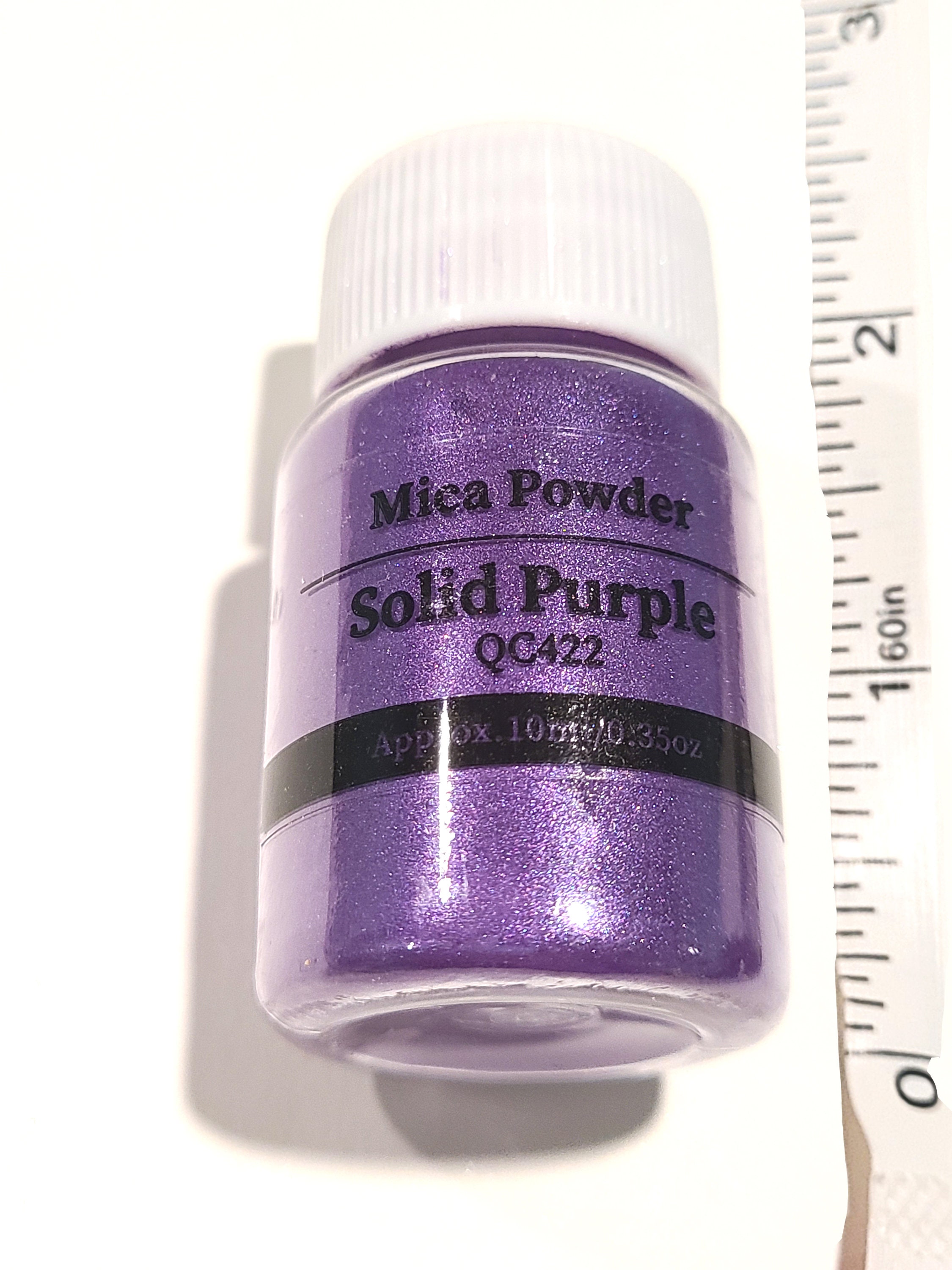 Solid Purple Natural Mica Powder Pigment | Purple Shimmer Mineral ...