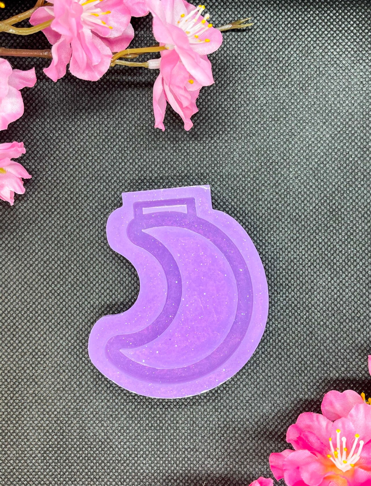 ONE Mini Moon Tsurikawa Silicone Mold Resin Keychain Mold | Etsy