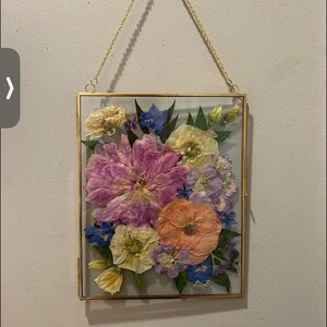 Custom Flower Preservation Deposit: Wedding Bouquet Shadow Box, Resin ...