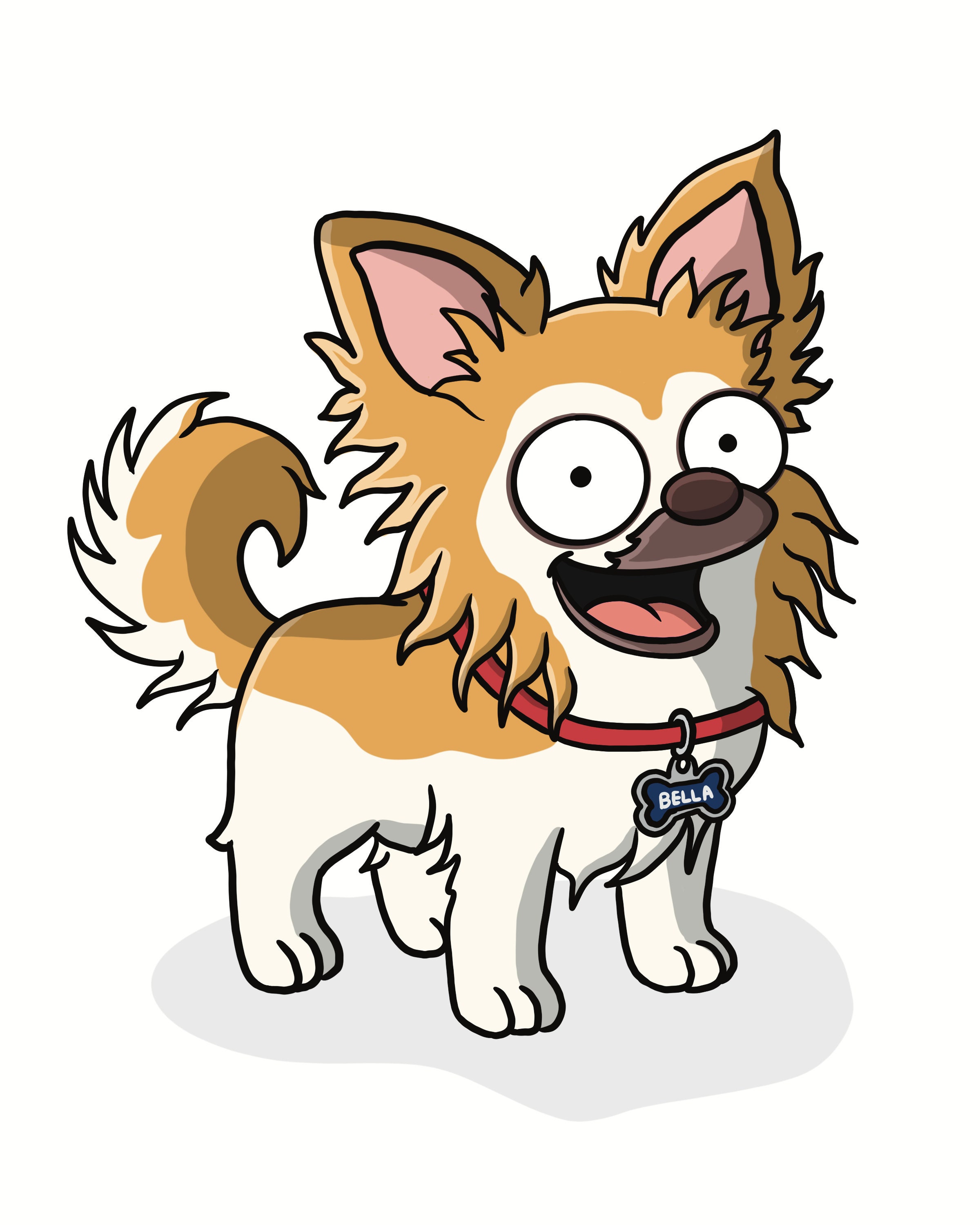 Simpsons Pet Portrait | Personalised Simpson | Dog Cat Portrait ...