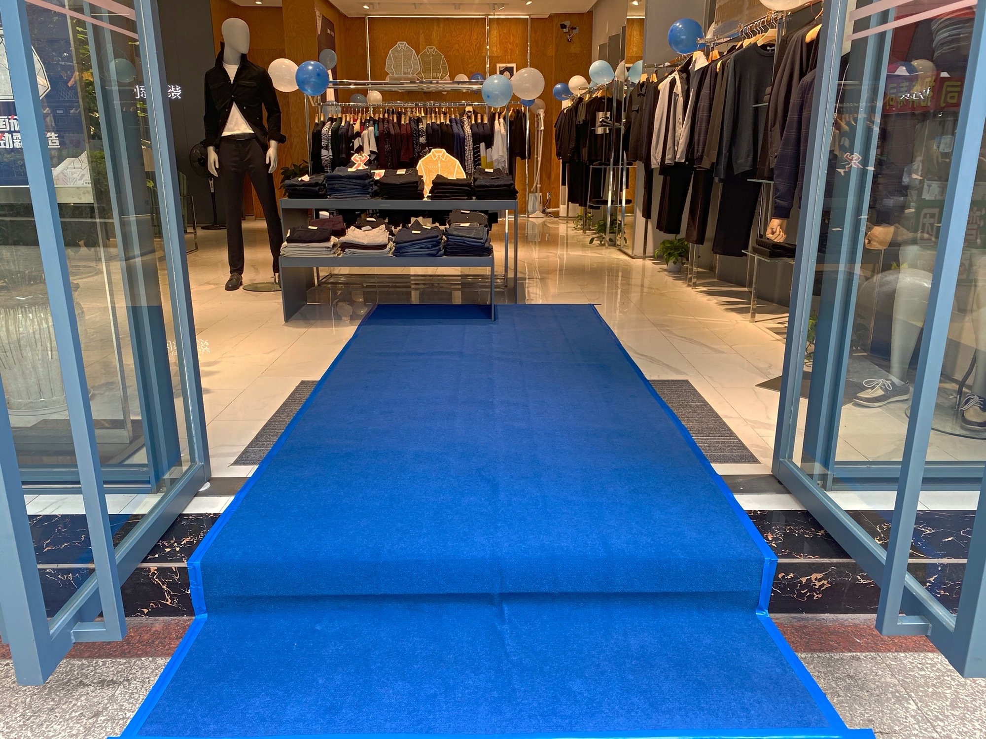 Alfombra azul Tapicería VIP Evento Alfombra Boda Alfombra - Etsy España