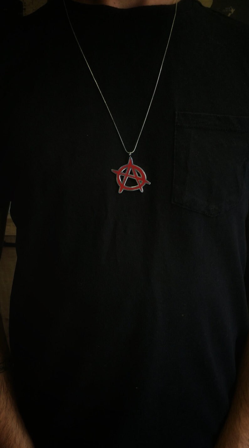 Pentagram Anarchy Symbol Chaos Star Symbol Anarchist - Etsy