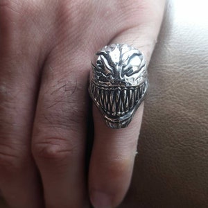 Venom Venom Ring Venom Spiderman Ring Spiderman Ring - Etsy
