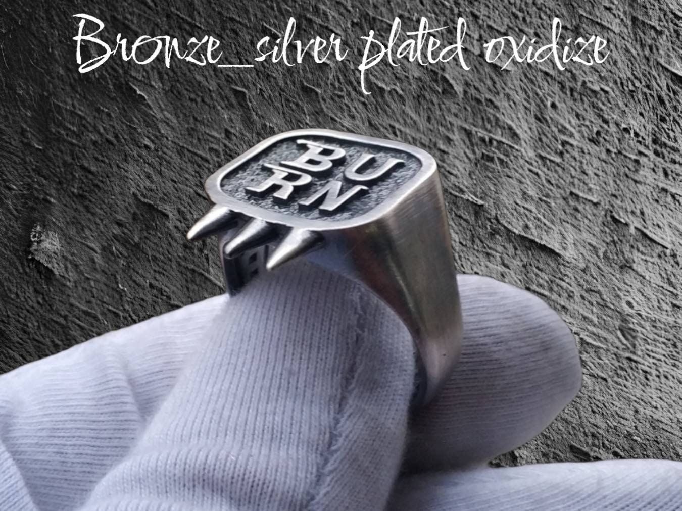 Cyberpunk 2077 Cyberpunk Ring Johnny Silvеrhand Burn Ring - Etsy