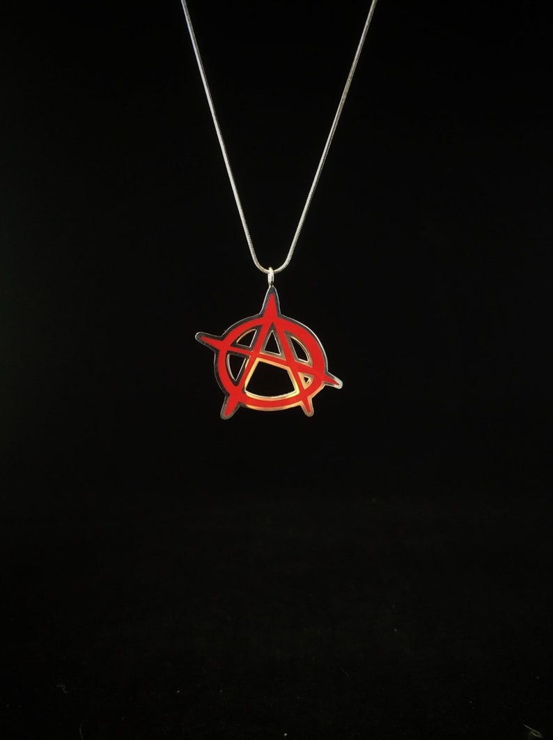 Pentagram Anarchy Symbol Chaos Star Symbol Anarchist - Etsy
