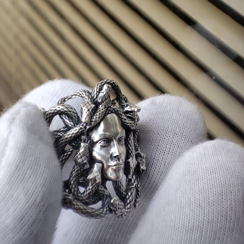 Womens Medusa Ring - Etsy
