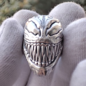 Venom, Venom Ring, Venom Spiderman Ring, Spider Men Ring, Spider ...
