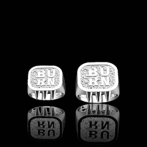 Cyberpunk 2077 Ring, Cyberpunk Silver Ring, Johnny Silvеrhand Burn Ring ...