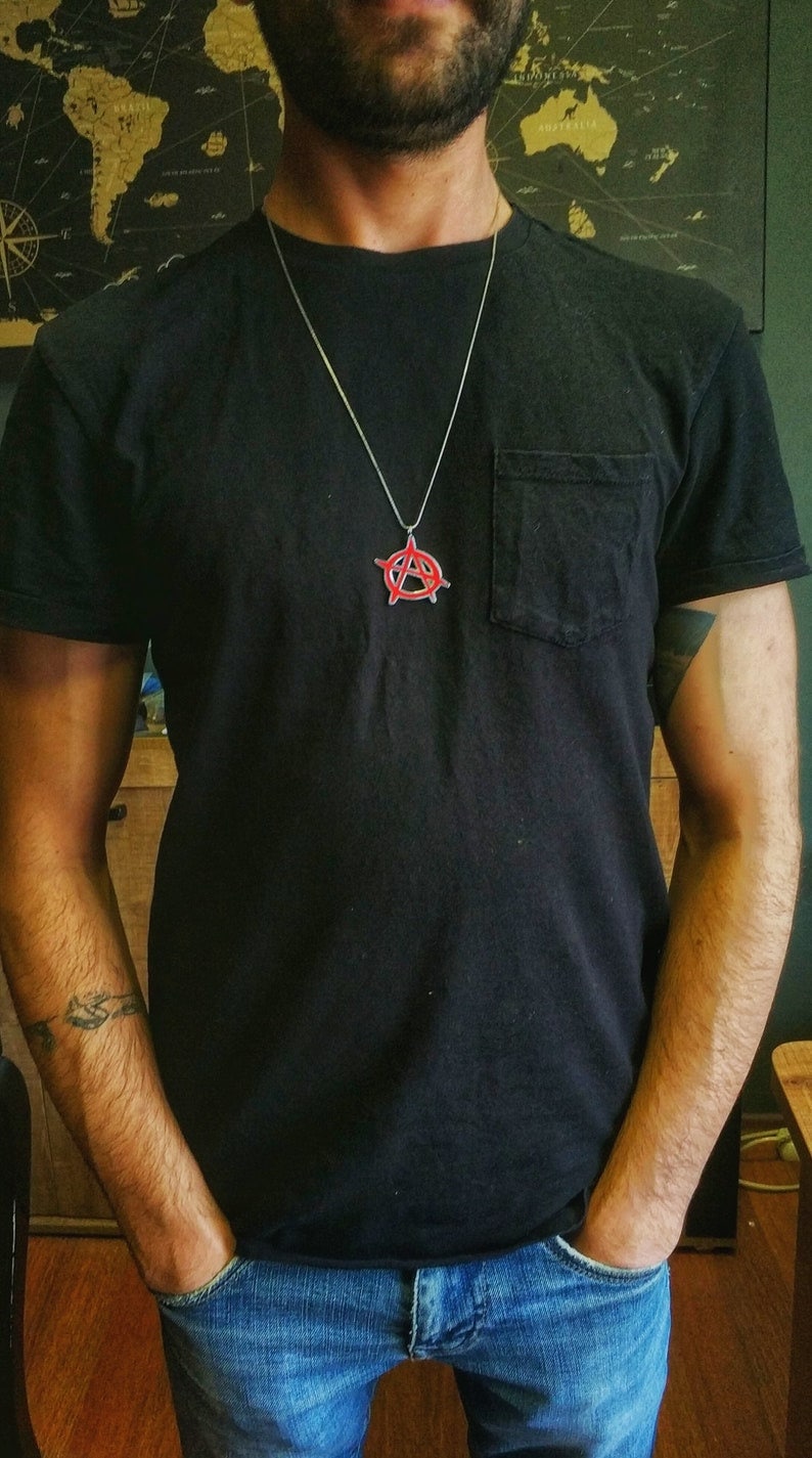 Pentagram Anarchy Symbol Chaos Star Symbol Anarchist - Etsy