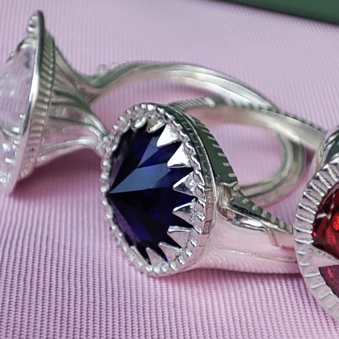 Elvish Silver Rings, Galadriel Ring, Gift for Her, Elvis Jewelry, Nenya ...