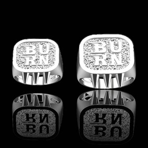 Cyberpunk 2077, Cyberpunk Ring, Johnny Silvеrhand Burn Ring, Gift for ...