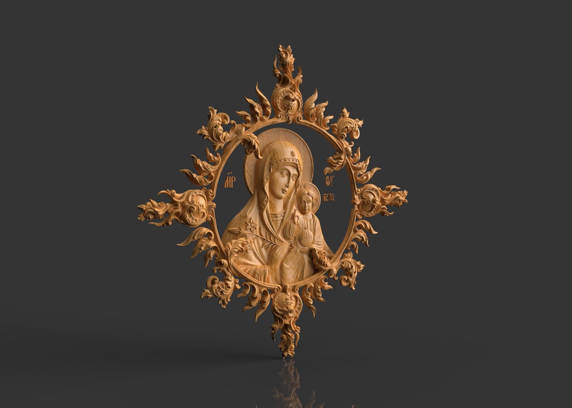 3D Model of a Fadeless Color in STL Format. 3d Model for CNC Router ...